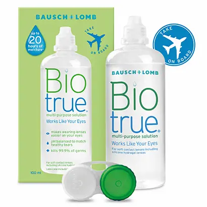 Biotrue Multi-Purpose Solution Flight Pack | Feel Good Contacts UK