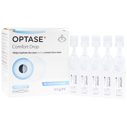 Optase Comfort Drop Eye Drops – 20 x 0.4ml | Feel Good Contacts UK