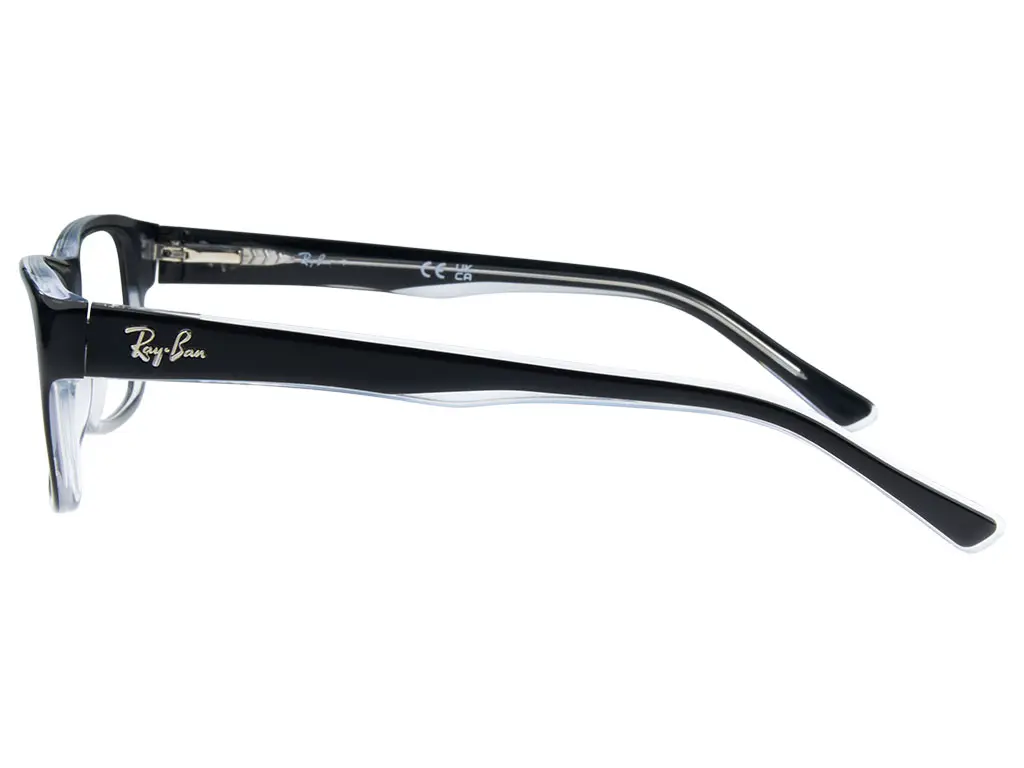 Ray-Ban RX5268 2034 50 Black On Transparent | Feel Good Contacts UK