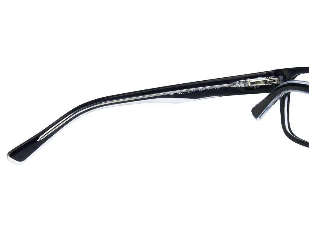 Ray-Ban RX5268 2034 50 Black On Transparent | Feel Good Contacts UK