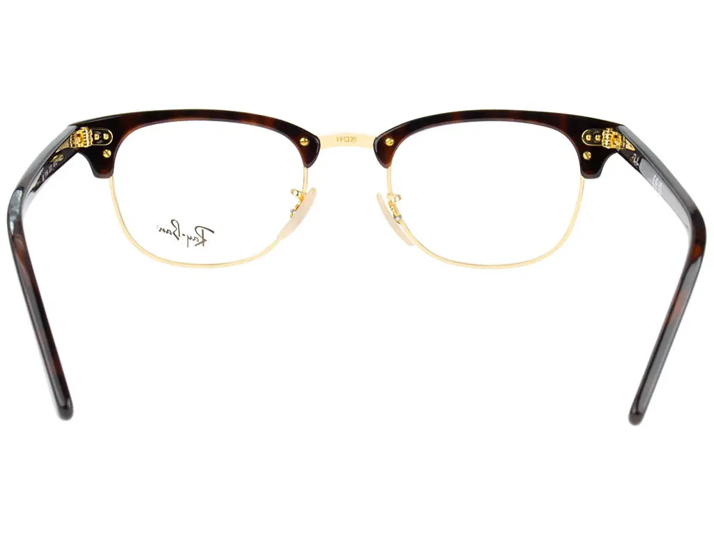 Ray-Ban Clubmaster RX5154 2372 49 Red Havana | Feel Good Contacts UK