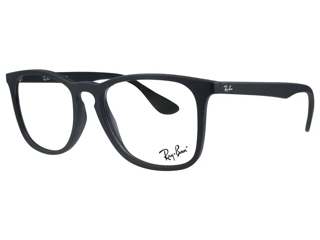 Ray-Ban RX7074 5364 52 Rubber Black | Feel Good Contacts UK