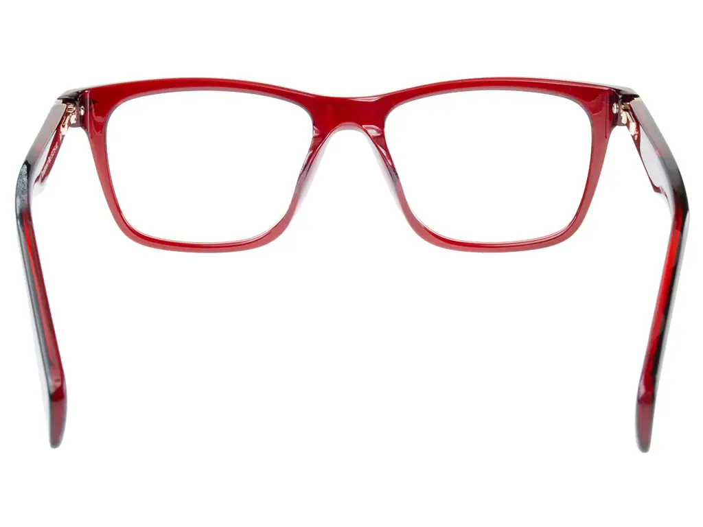Feel Good Collection Russell Transparent Red | Feel Good Contacts UK