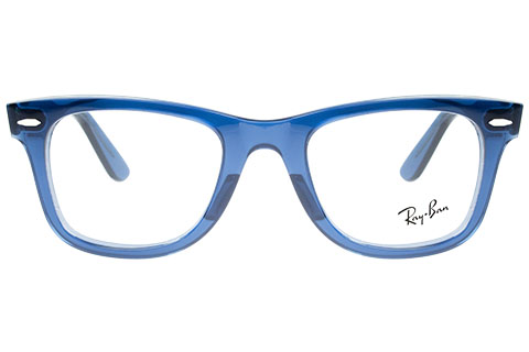 Ray-Ban Wayfarer Ease RX4340V 8223 50 Transparent Dark Blue | Feel Good Contacts UK