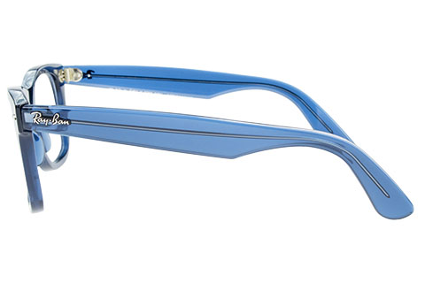 Ray-Ban Wayfarer Ease RX4340V 8223 50 Transparent Dark Blue | Feel Good Contacts UK