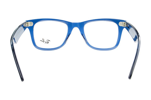 Ray-Ban Wayfarer Ease RX4340V 8223 50 Transparent Dark Blue | Feel Good Contacts UK