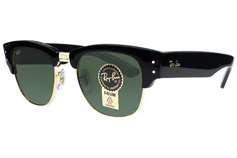 Ray-Ban 0RB0316S Mega Clubmaster Black on Gold 901/31 | Feel Good ...